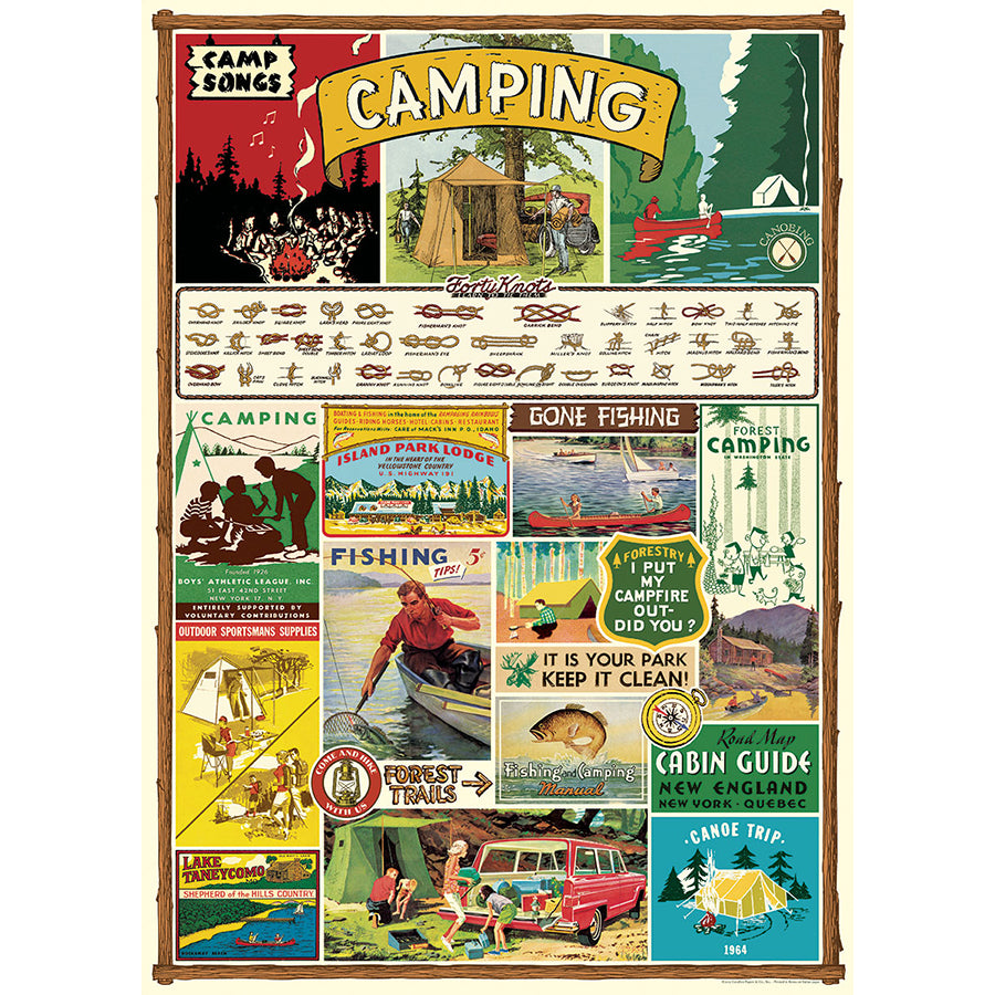 Camping Poster - Cartolina