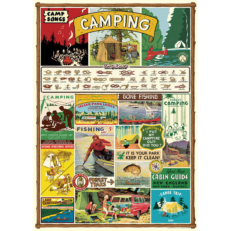 Camping Poster - Cartolina