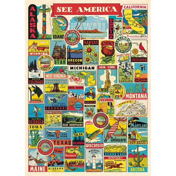 See America Poster - Cartolina