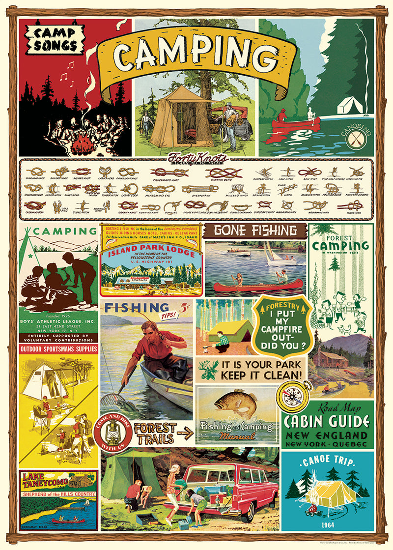Camping Poster - Cartolina